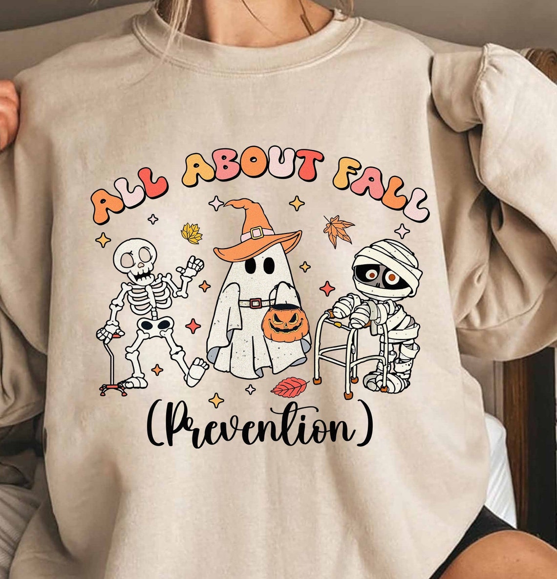 All About Fall Prevention Funny Fall Season Shirt, Occupational Therapy ...