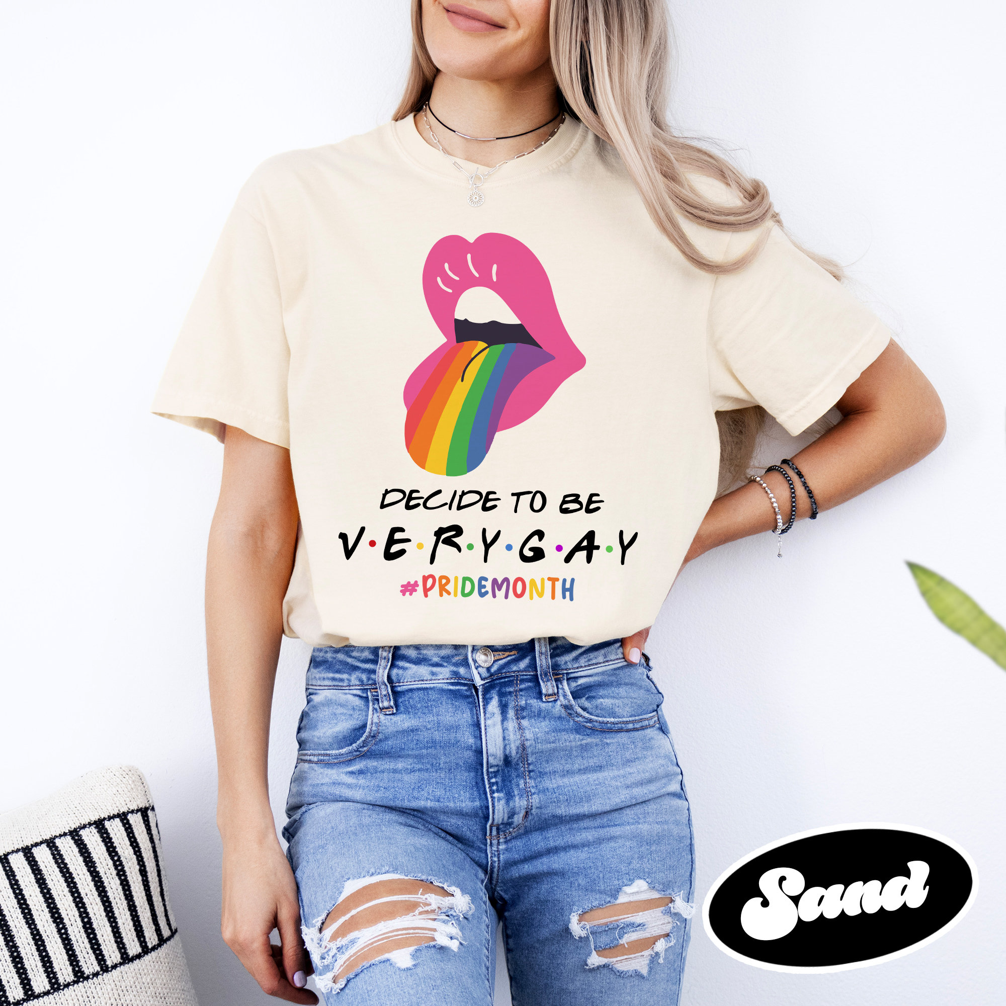 Decide to Be Very Gay Pride Month Shirt, LGBTQ Pride Shirt, Pride ...