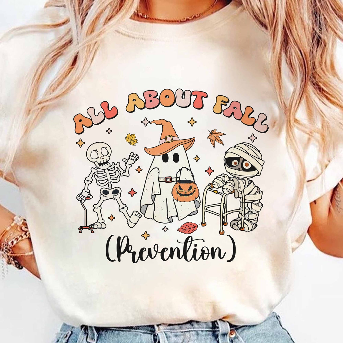 All About Fall Prevention Funny Fall Season Shirt, Occupational Therapy ...
