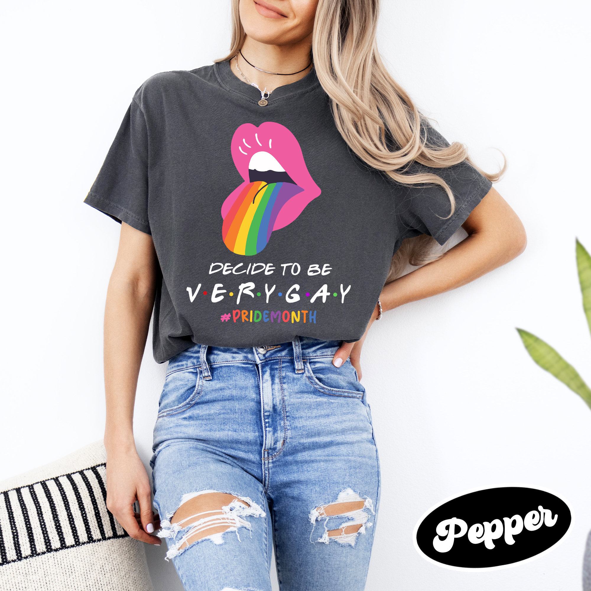 Decide to Be Very Gay Pride Month Shirt, LGBTQ Pride Shirt, Pride ...
