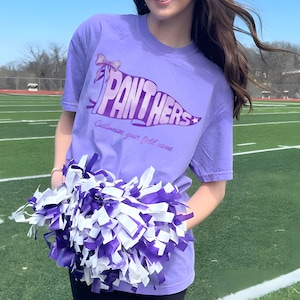 Custom Watercolor Pennant Flag Mascot Shirt, Game Day School Team ...