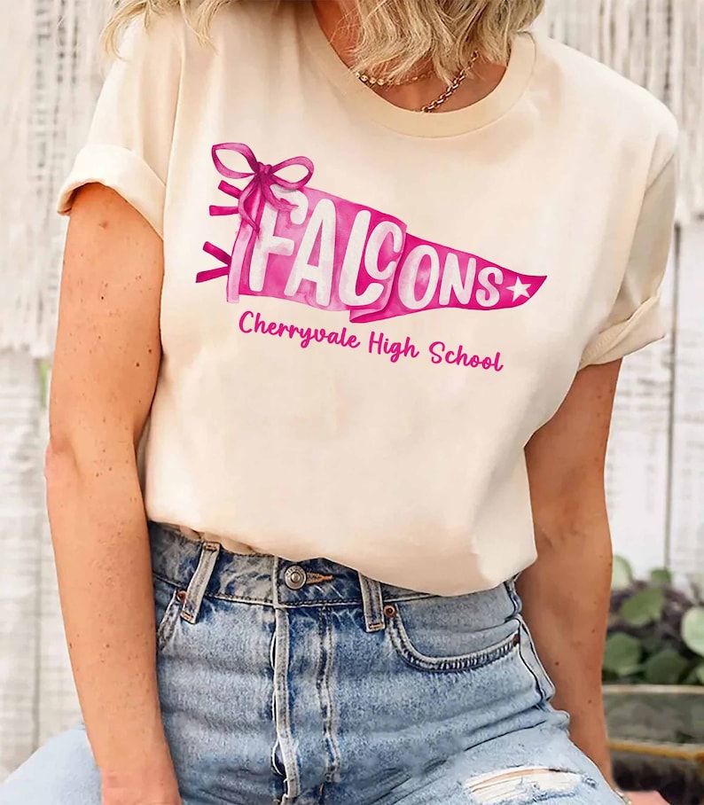 Custom Mascot Watercolor Pennants Flag Shirt, Watercolor Pennant Mascot ...