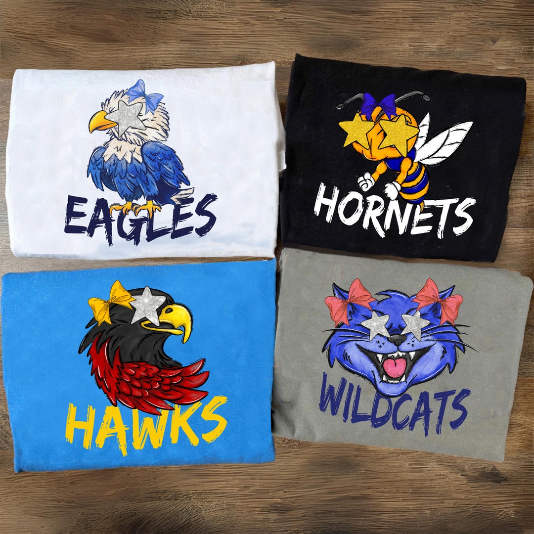 Custom Preppy Mascot Shirt, College Mascot Game Day, School Spirit ...