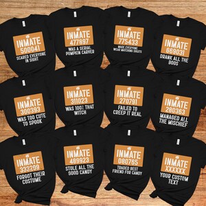Custom County Jail Inmate Halloween Costume, Inmate Costume Funny ...