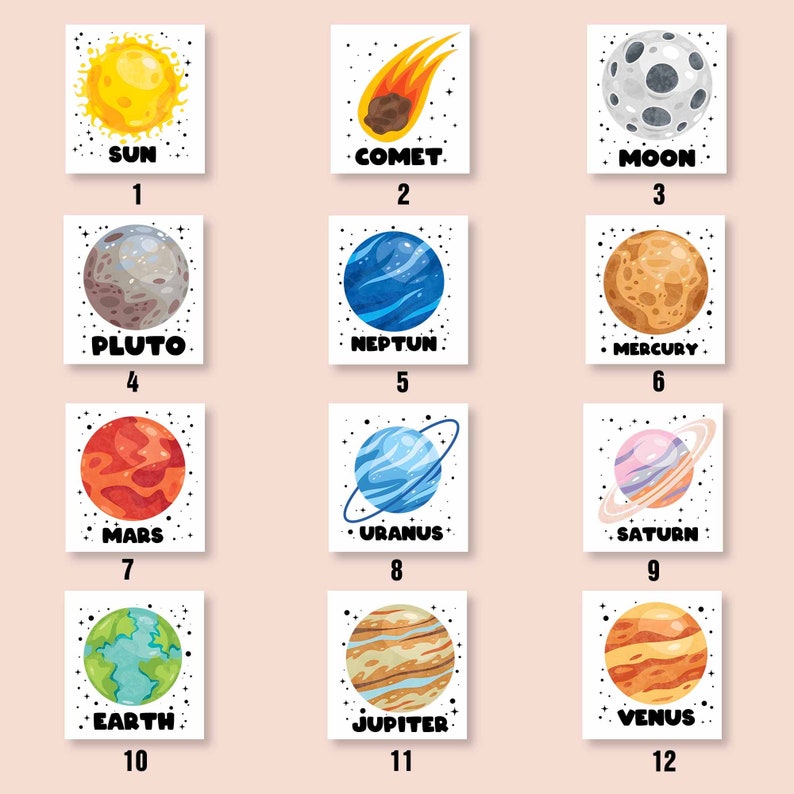 Space Halloween Group Costume Matching Shirt, Planets Friends Matching ...