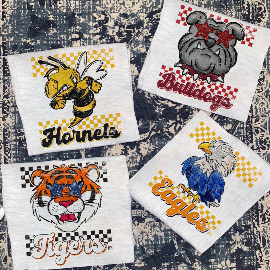 Custom Preppy Mascot Shirt, College Mascot Game Day, School Spirit ...