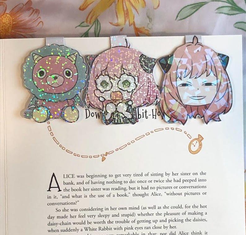 Magnetic Spy X Family Anya Bookmarks - Etsy