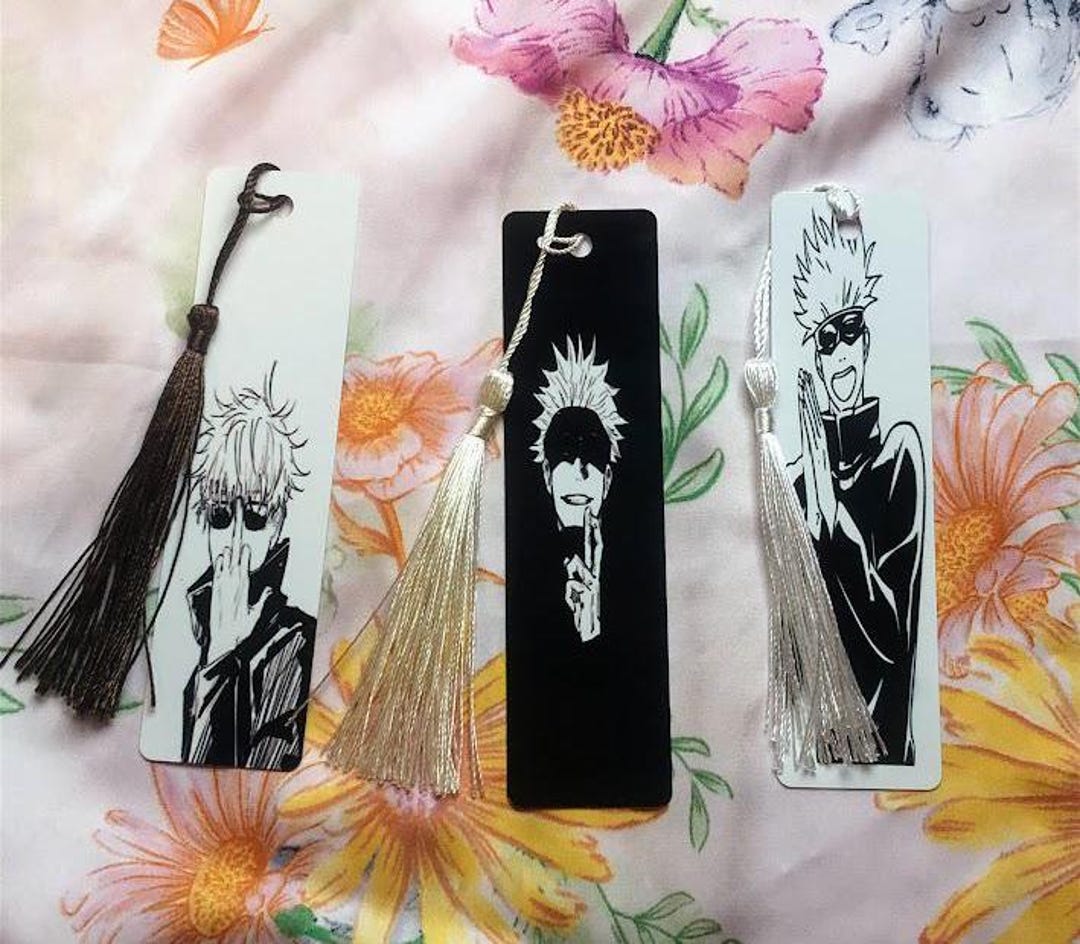 Jujutsu Kaisen Satoru Gojo Black and White Bookmarks - Etsy Australia