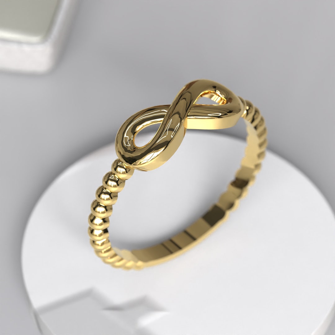 Infinity Symbol Sterling Silver 925 Ring, Minimalist Infinity Ring ...