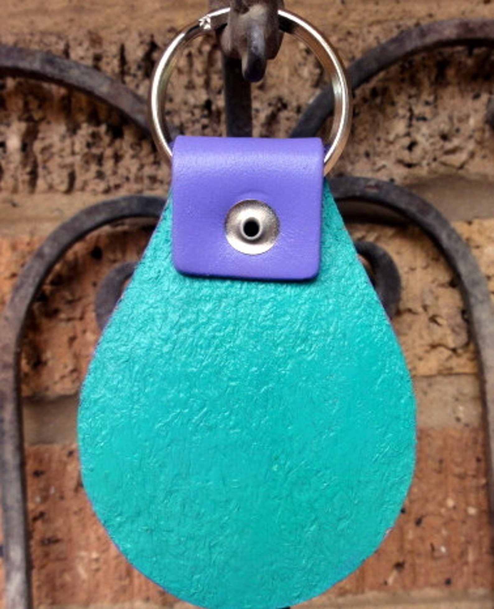 Key Fob With Blue Parakeet - Etsy