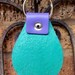Key Fob With Blue Parakeet - Etsy