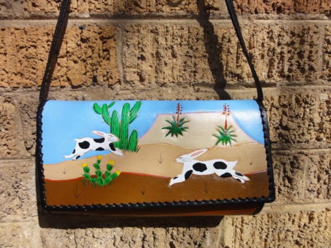 Purse With Running Rabbits - Etsy