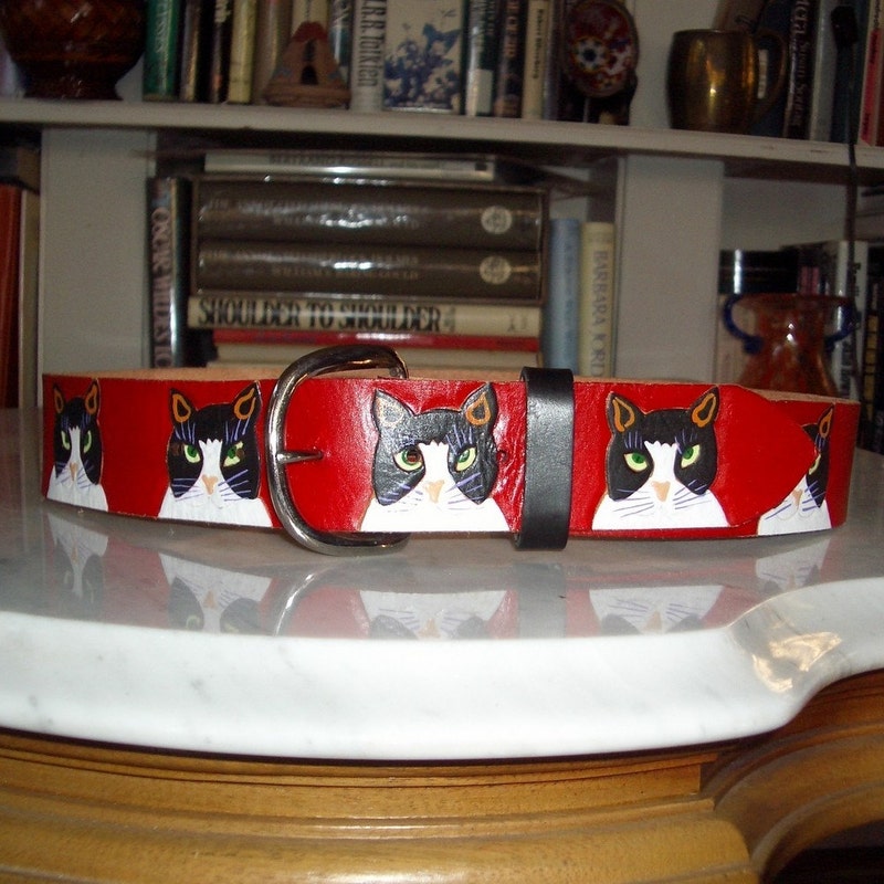 Womens Belt With Cat Design - Etsy