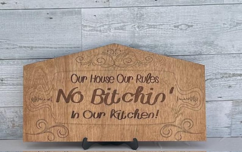 Kitchen Signs, Funny Kitchen Sign, Home Decor, Fun Kitchen Sayings ...