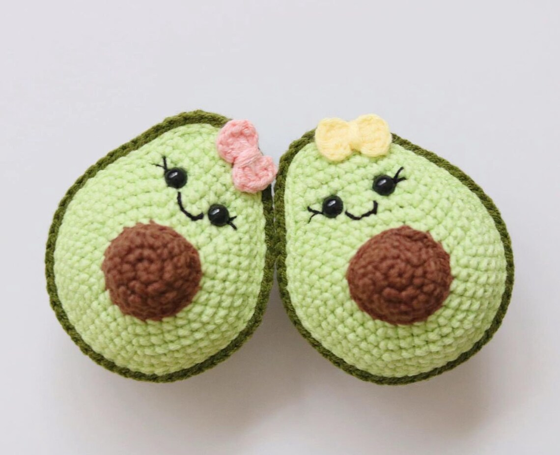 Little Avocado Amigurumi English Crochet Pattern (PDF) - Etsy