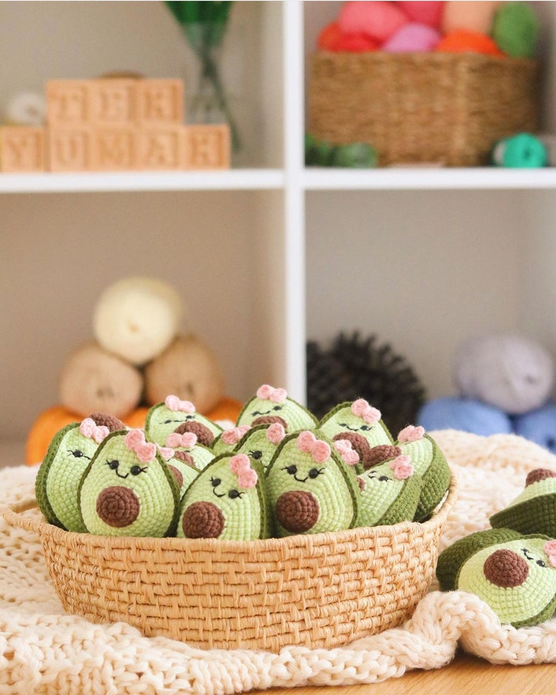 Little Avocado Amigurumi English Crochet Pattern (PDF) - Etsy