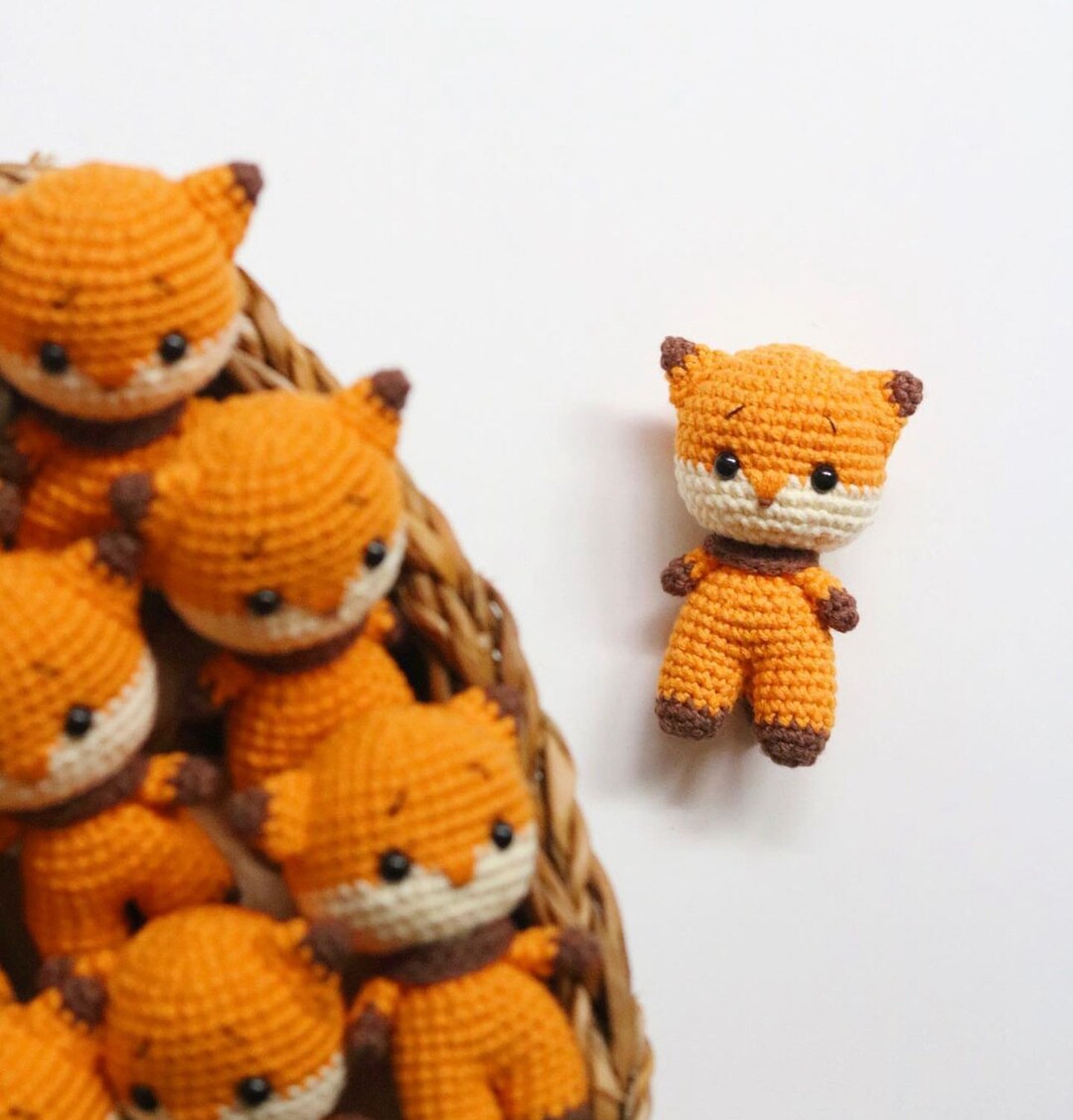 Little Fox Pattern, Fox Plush Pattern, Crochet Patterns, Crochet Fox ...
