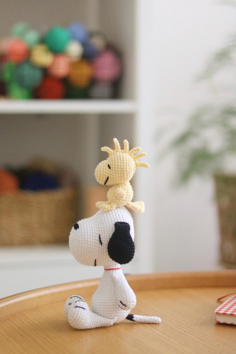 Snoopy & Woodstock Amigurumi English Crochet Pattern (PDF) - Etsy