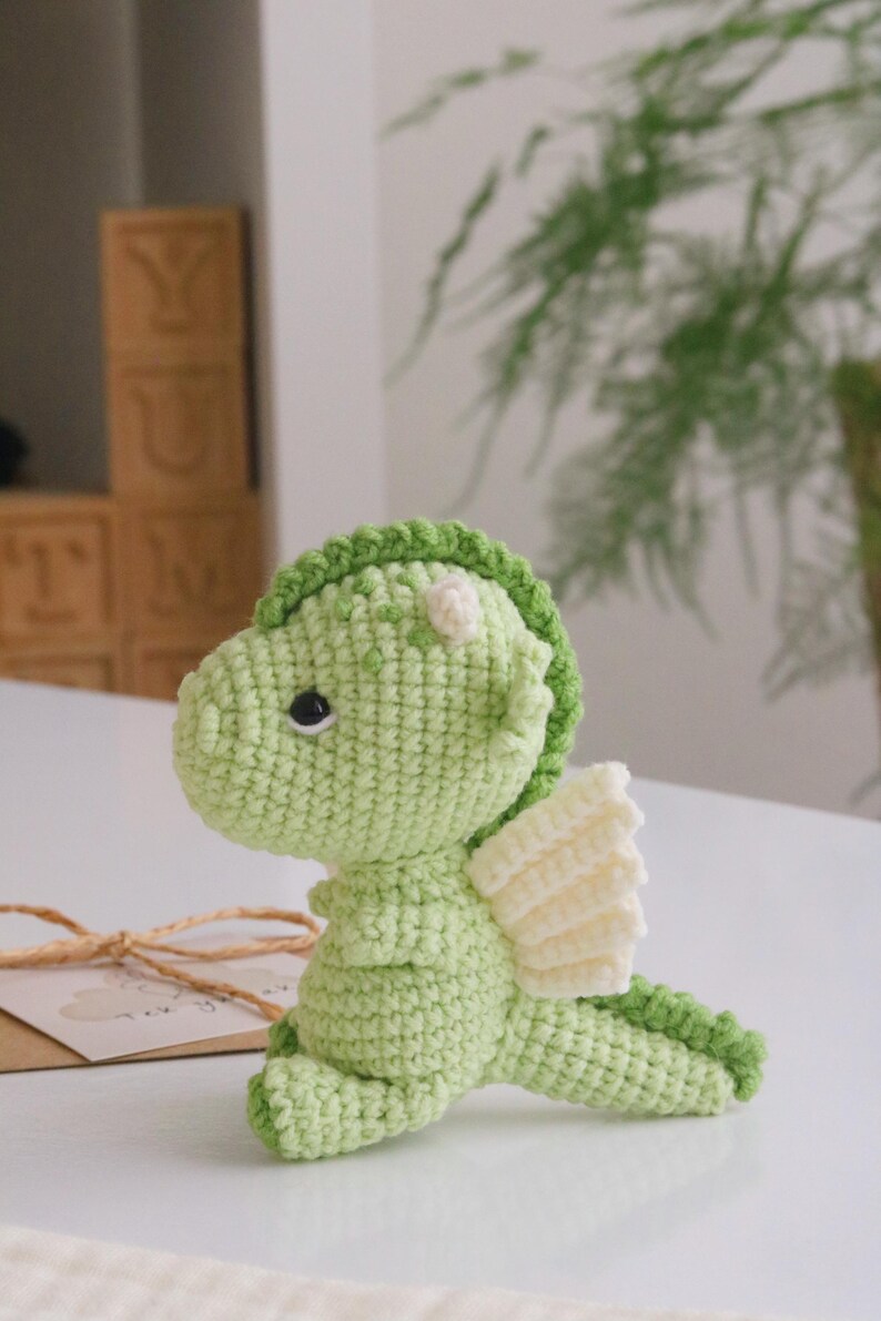 Little Dragon Pattern, Dragon Plush Pattern, Crochet Patterns, Crochet ...