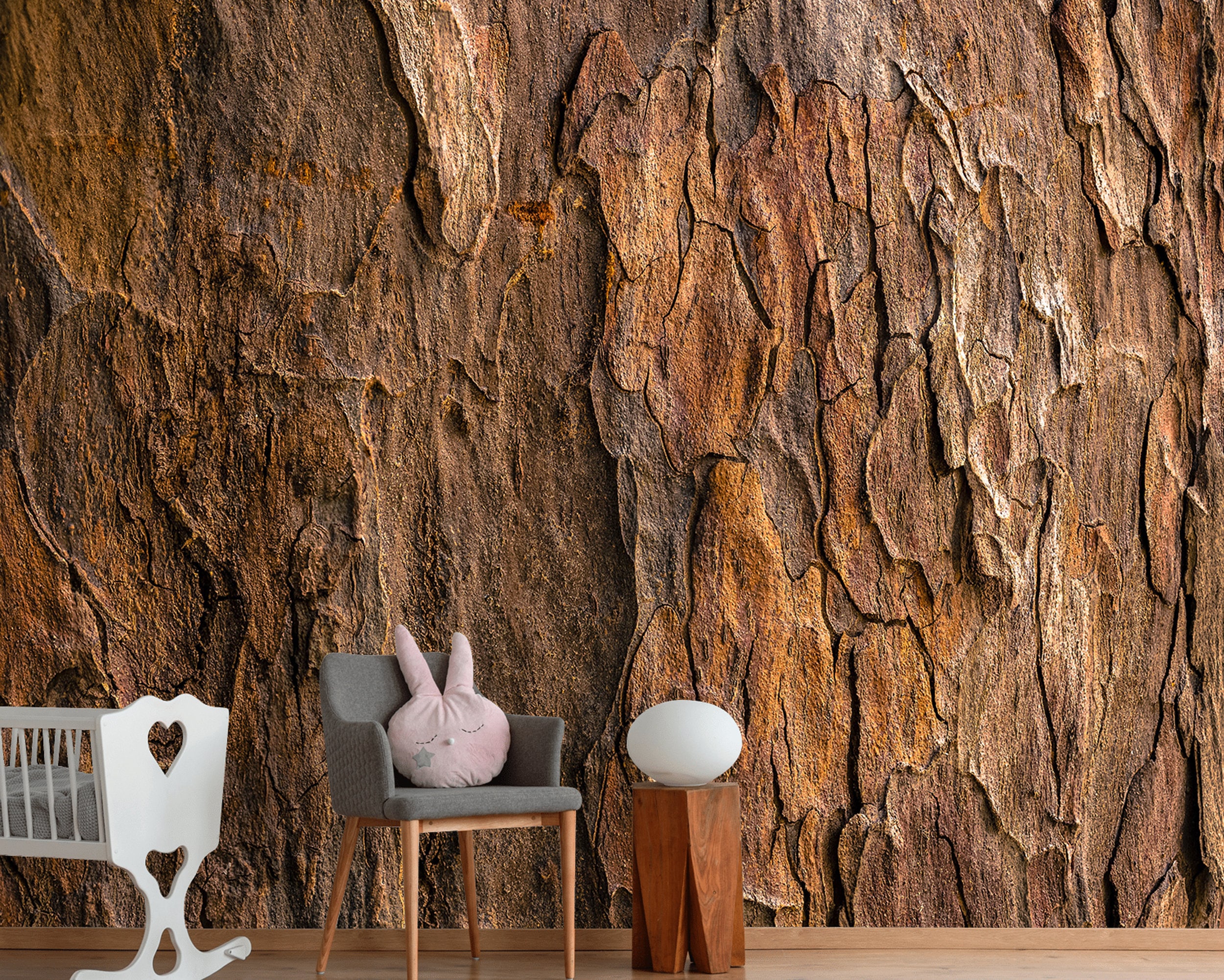 Bark and Wood Wallpaper Texture Wallpaper Brown Tree Patterns Wall ...