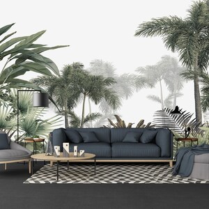 Rainforest Wall Art Tropical Jungle Wallpaper Nature Wall Decor L ...