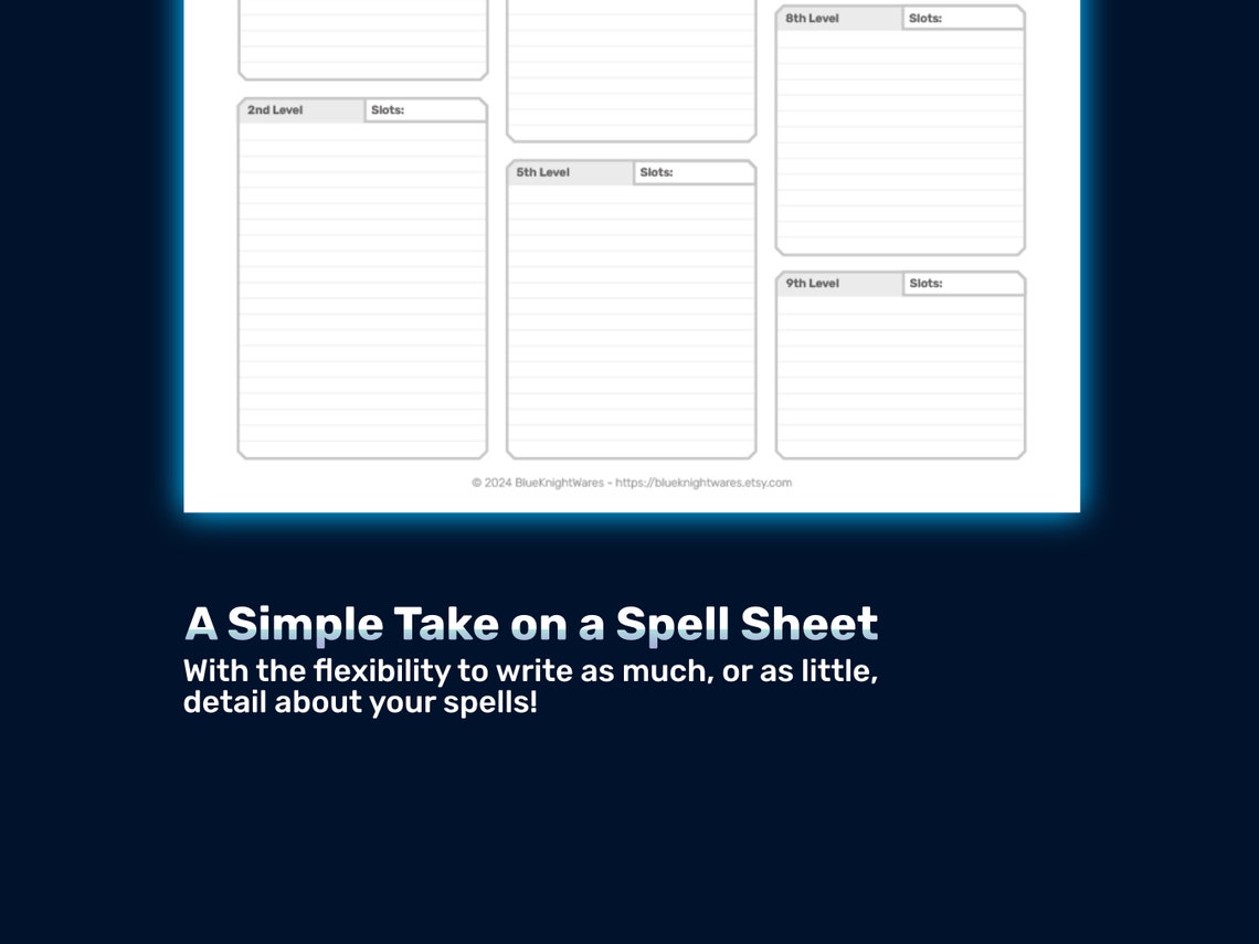 Dnd 5e Character Sheet: Printable & Fillable PDF Compatible With ...