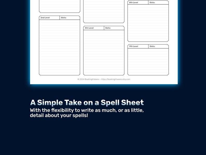 Dnd 5e Simple Outline Character Sheet: Printable & Fillable PDF ...