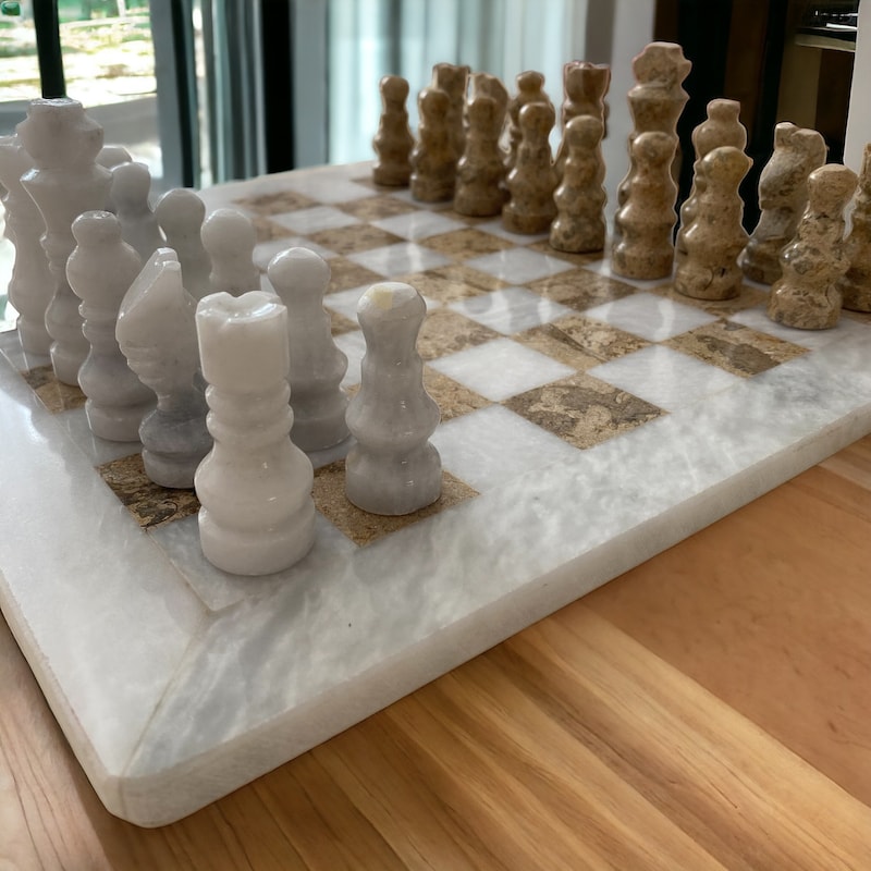 Stone Chess Set - Etsy