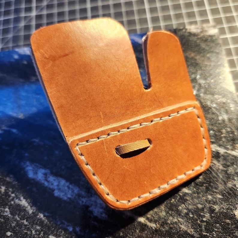 Traditional Archery Finger Tab, Split-finger, Full-grain Leather, Hand ...