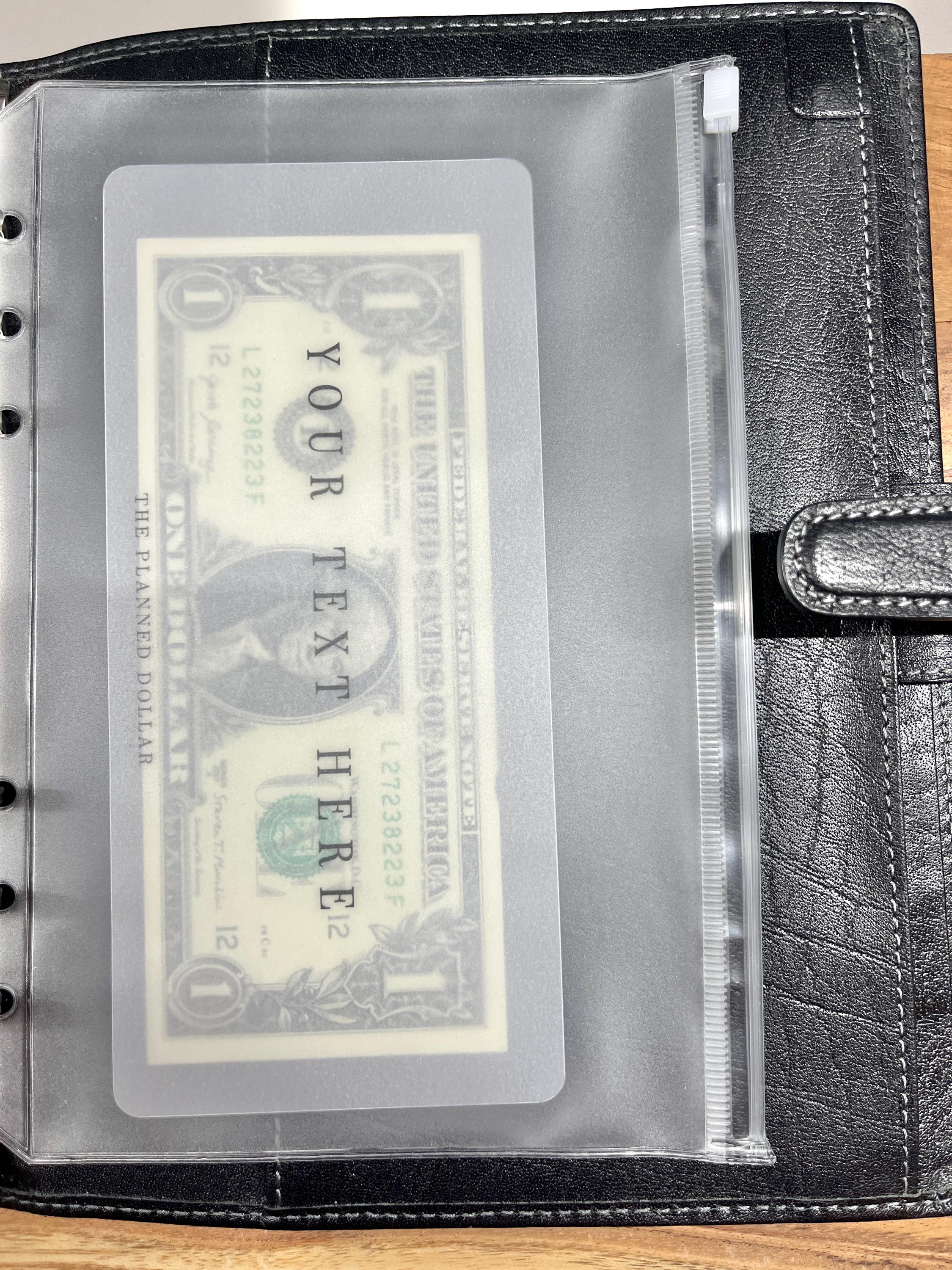 Custom A5 Envelope Insert | Custom Text Insert | A5 Cash Envelope ...