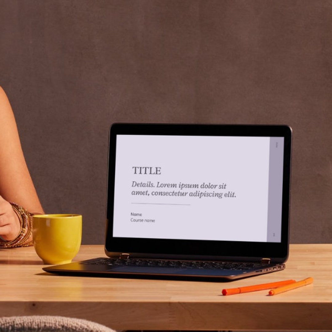 Lilac Minimalist Professional Slideshow Canva Template: Purple ...