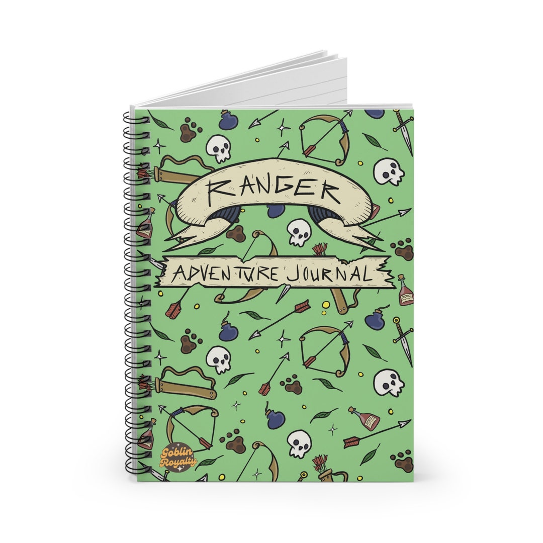 DND Ranger Adventure Journal: Spiral Notebook. Cool, Fantasy Notebook ...