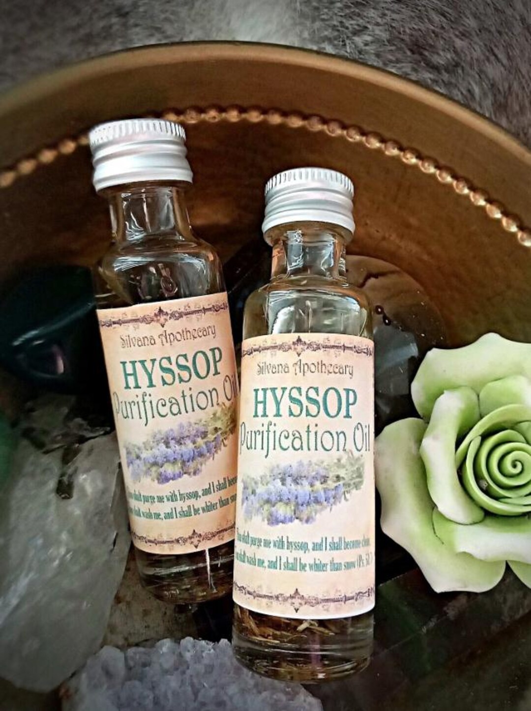 Hyssop Purification Cleansing Ritual Oil for Spiritual Cleansing Low ...