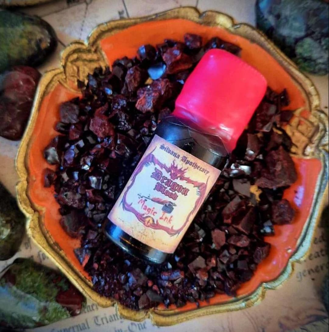Dragon's Blood Magic Ink, Resin-based for Spells & Sigils (10 Ml) - Etsy