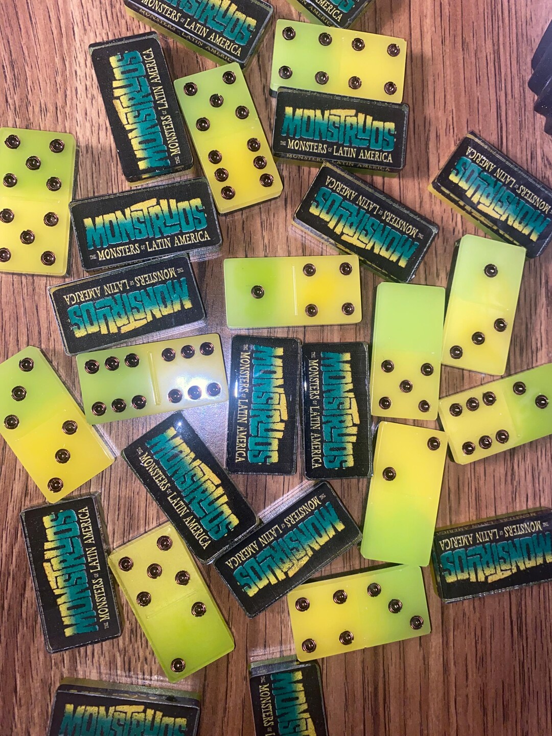 Monstrous Domino Game Set - Etsy