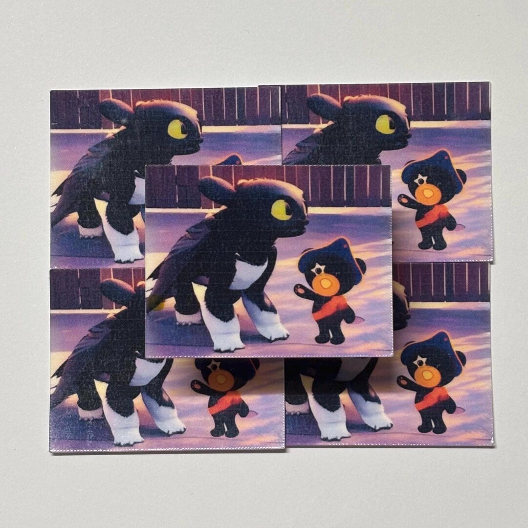 Cacao the Captin and Toothless - Etsy