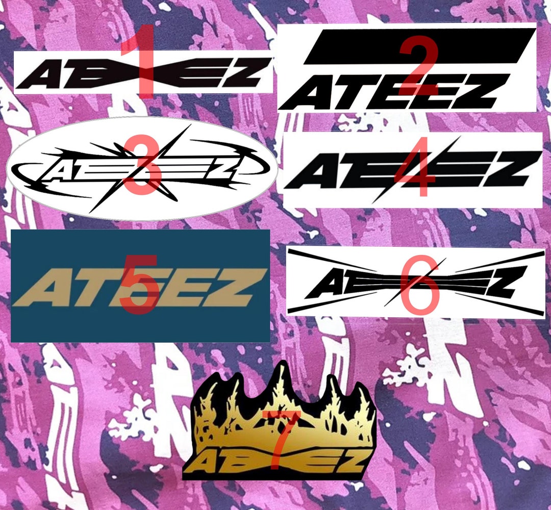 ATEEZ Logo Kpop Stickers - Etsy