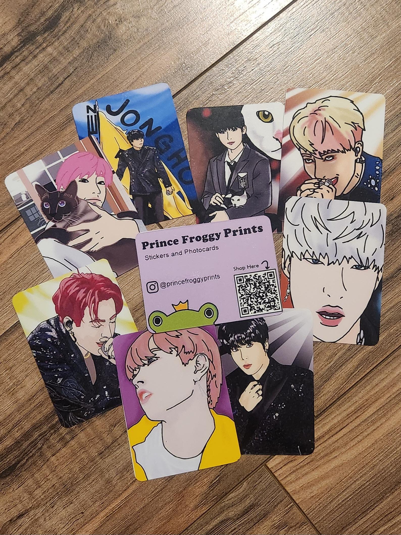 Ateez Stickers or Photocards - Etsy