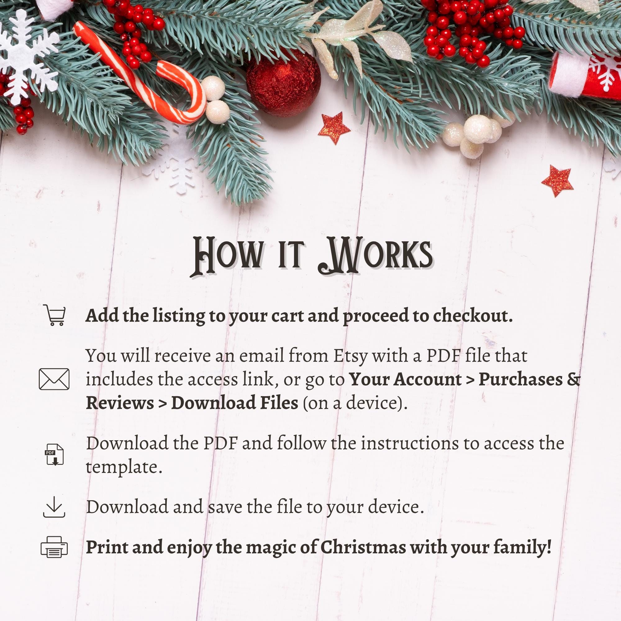 Letter to Santa Printable, Christmas Wish List Activity, Dear Santa ...