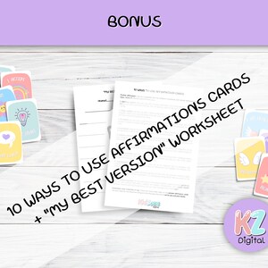 30 Printable Positive Affirmations Cards for Children in English ...