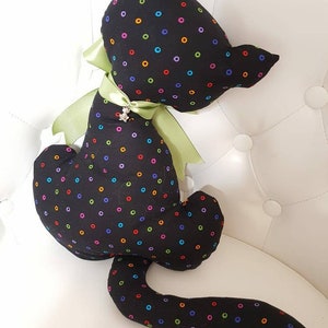 Beautiful Handmade Cat Shaped Pillow to Decorate Your Home. A Great ...