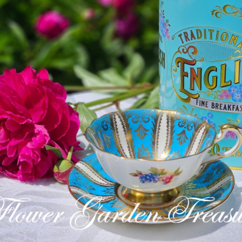 Turquoise Gold China - Etsy