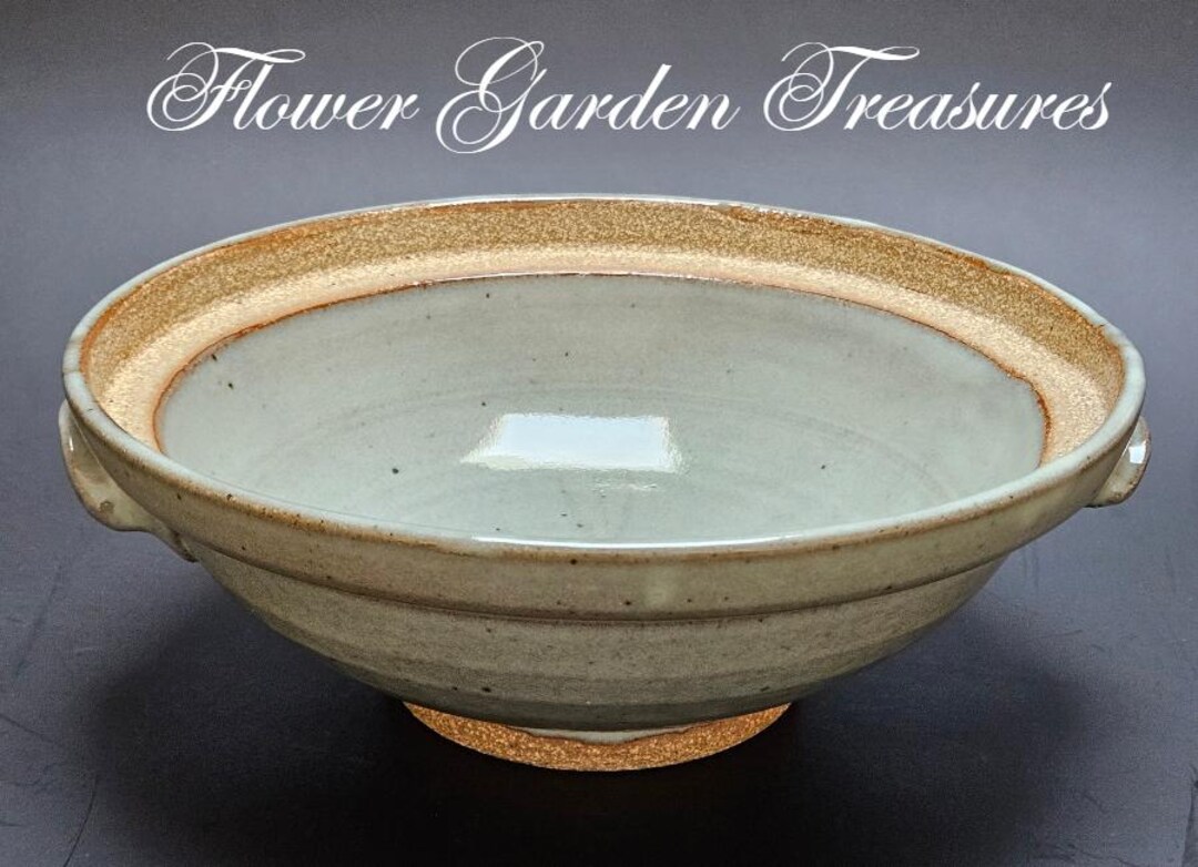 Signed Art Pottery Light Blue Bowl With Fish Design - Etsy