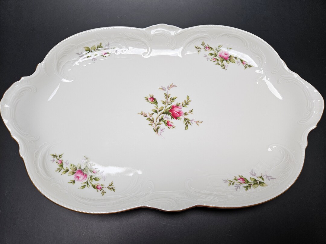 Rosenthal Sanssouci Rose Porcelain Serving Platter: German China With ...