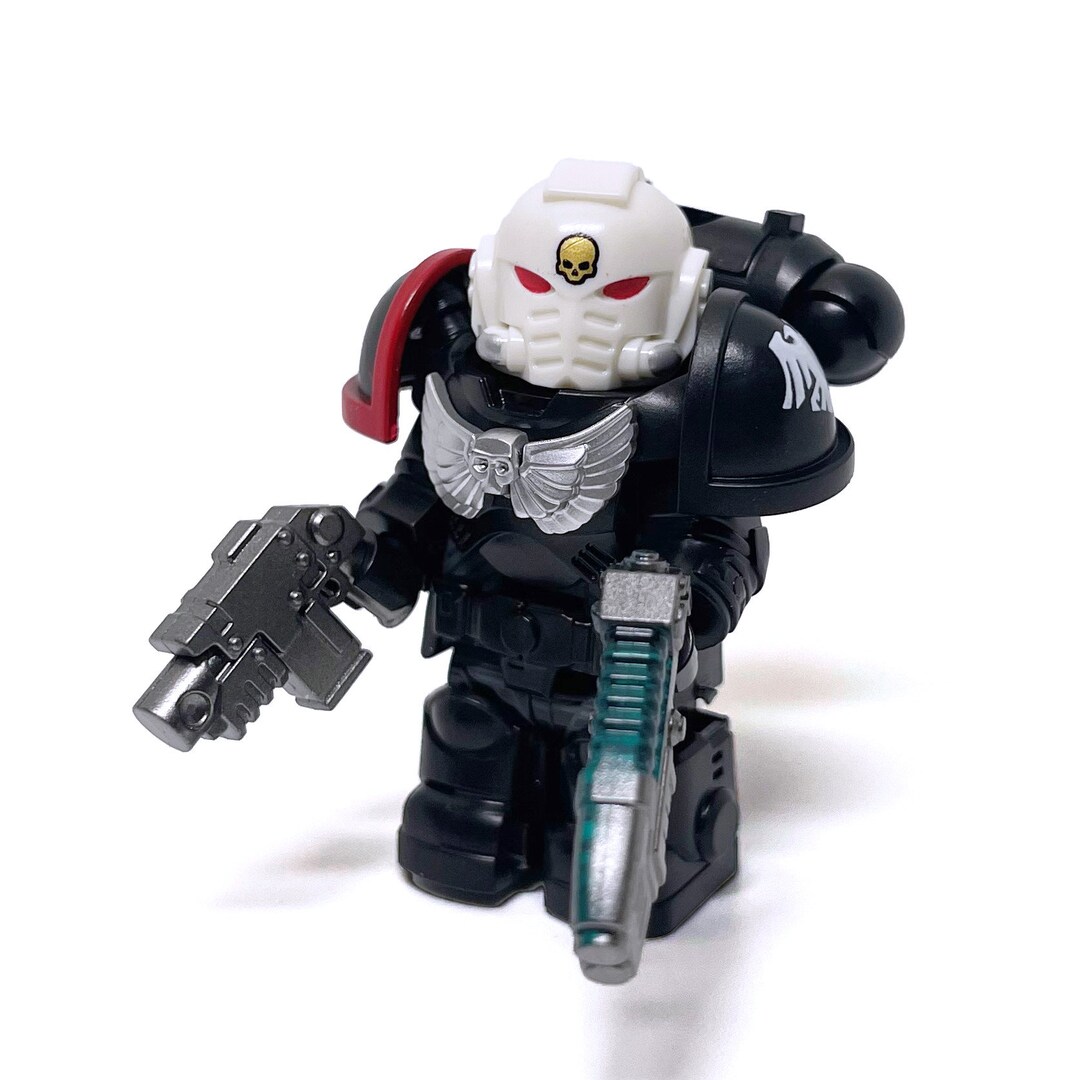 Raven Guard Custom Minifigures Black Warriors From Deliverance Stealthy ...