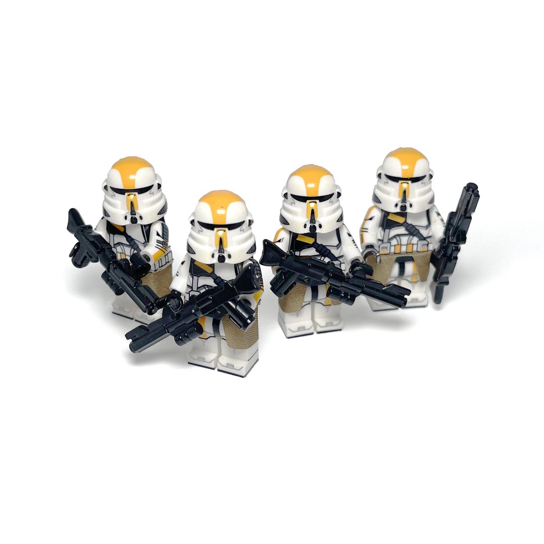 327th Star Corps Airborne Trooper Minifigures Clone Paratroopers of ...