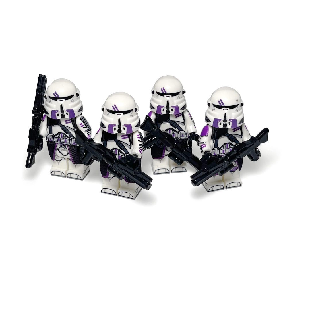 187th Legion Custom Airborne Troopers Clone Paratroopers Purple Clone ...