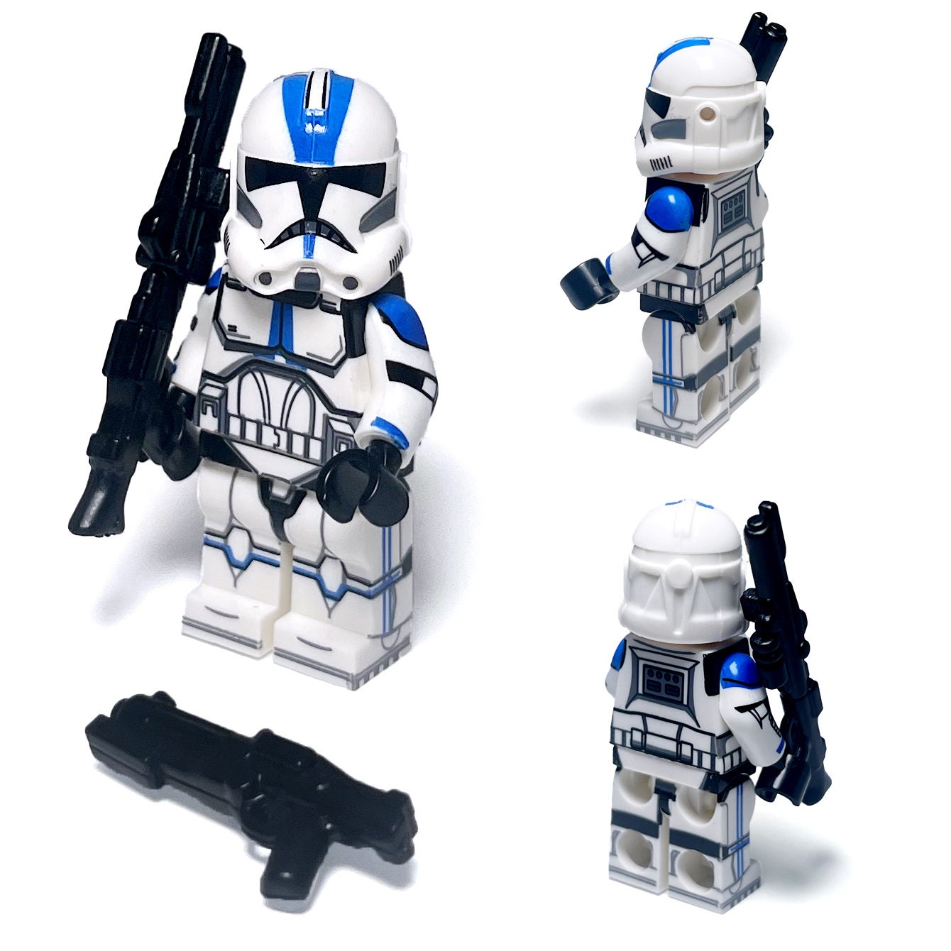 322nd Company Custom Minifigures Ashoka Tano Captain Rex Clones Siege ...