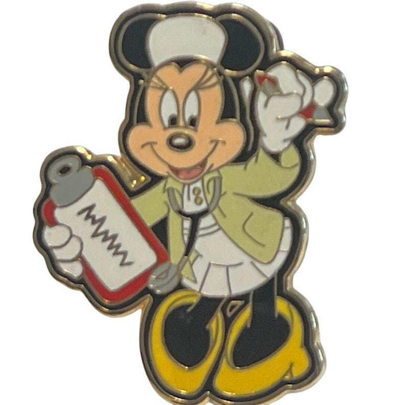 Vtg Disney/pixar Pin 2004 Nurse Minnie Official Pin Trading RN LVN ...