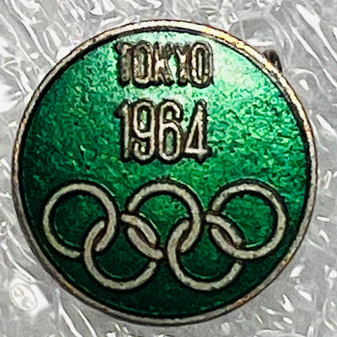 Vintage Authentic 1964 Tokyo Olympic Japan Commemorative Pin Badge - Etsy